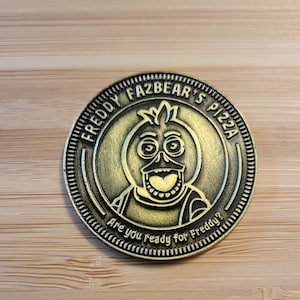 Five Nights at Freddys FNAF Metal Arcade Coins - Etsy