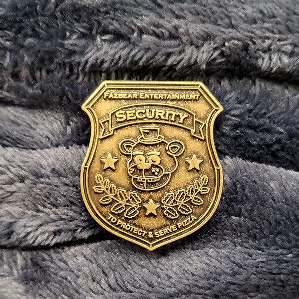 Five Nights at Freddys Security Badge - Etsy
