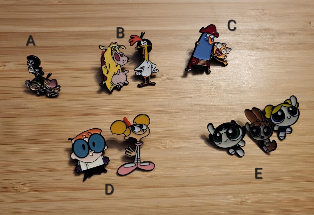 Cartoon Network Inspired Pins - Etsy UK