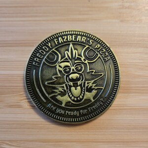 Five Nights at Freddys FNAF Metal Arcade Coins - Etsy