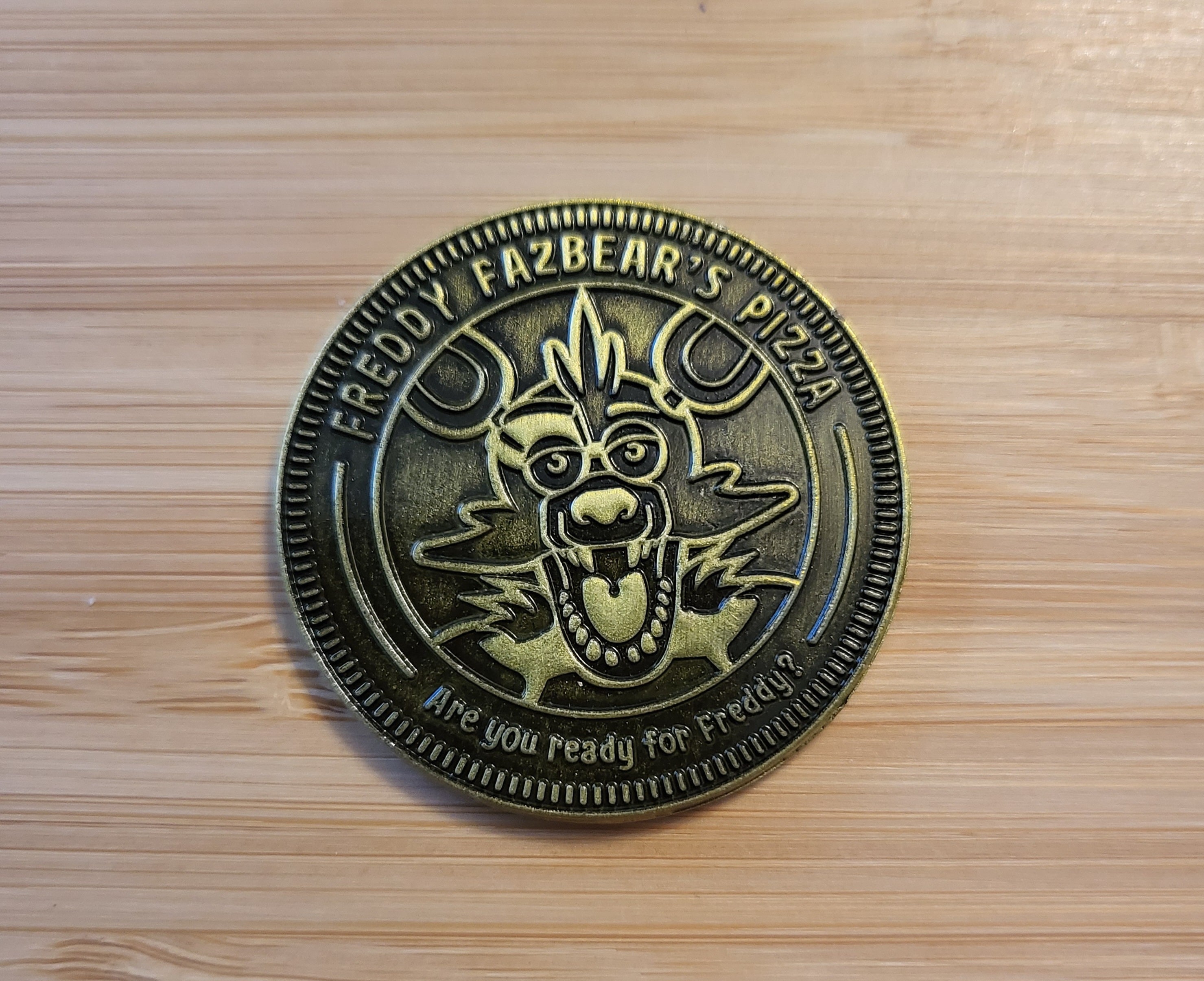 Five Nights at Freddys FNAF Metal Arcade Coins - Etsy