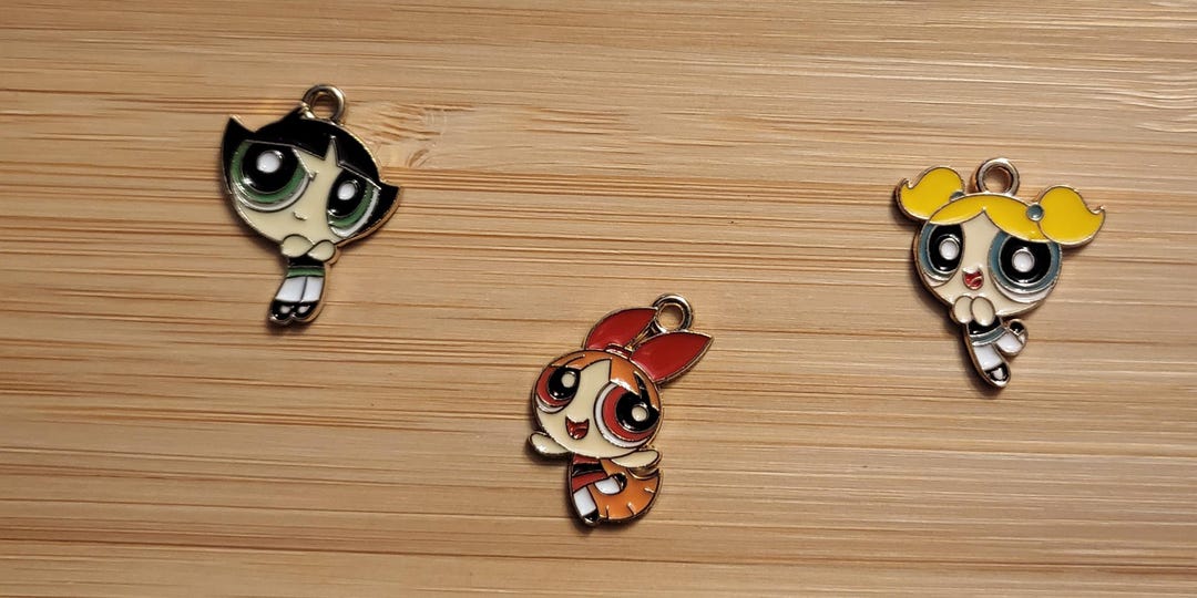 Powerpuff Girls Inspired Charms - Etsy