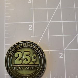 Five Nights at Freddys FNAF Metal Arcade Coins - Etsy