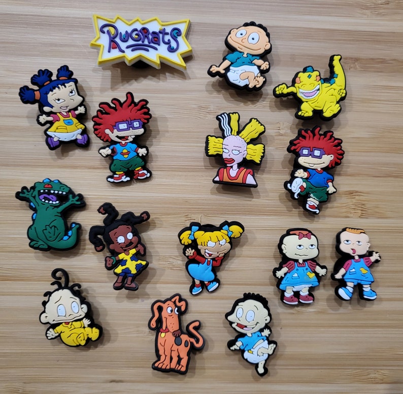 90's Nickelodeon Rugrats Shoe Charms Set of 15 Bundle Fits Crocs - Etsy
