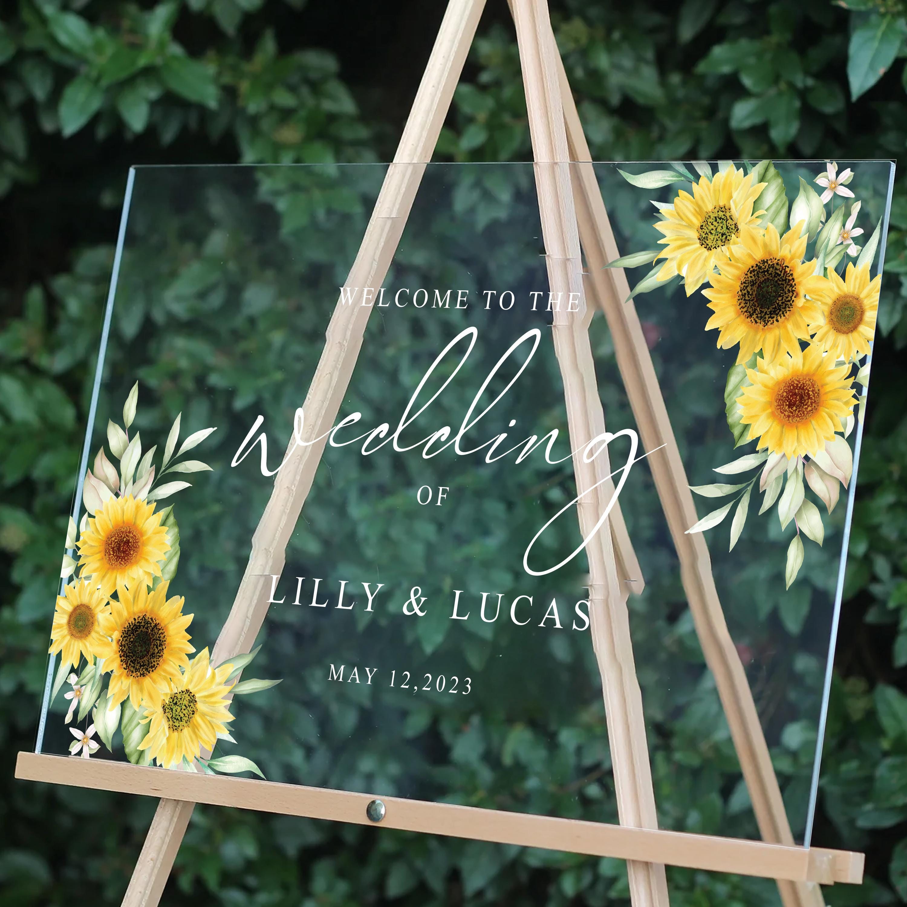 Custom 3D Wedding Sign, Acrylic Wedding Welcome Sign, Custom Wedding ...