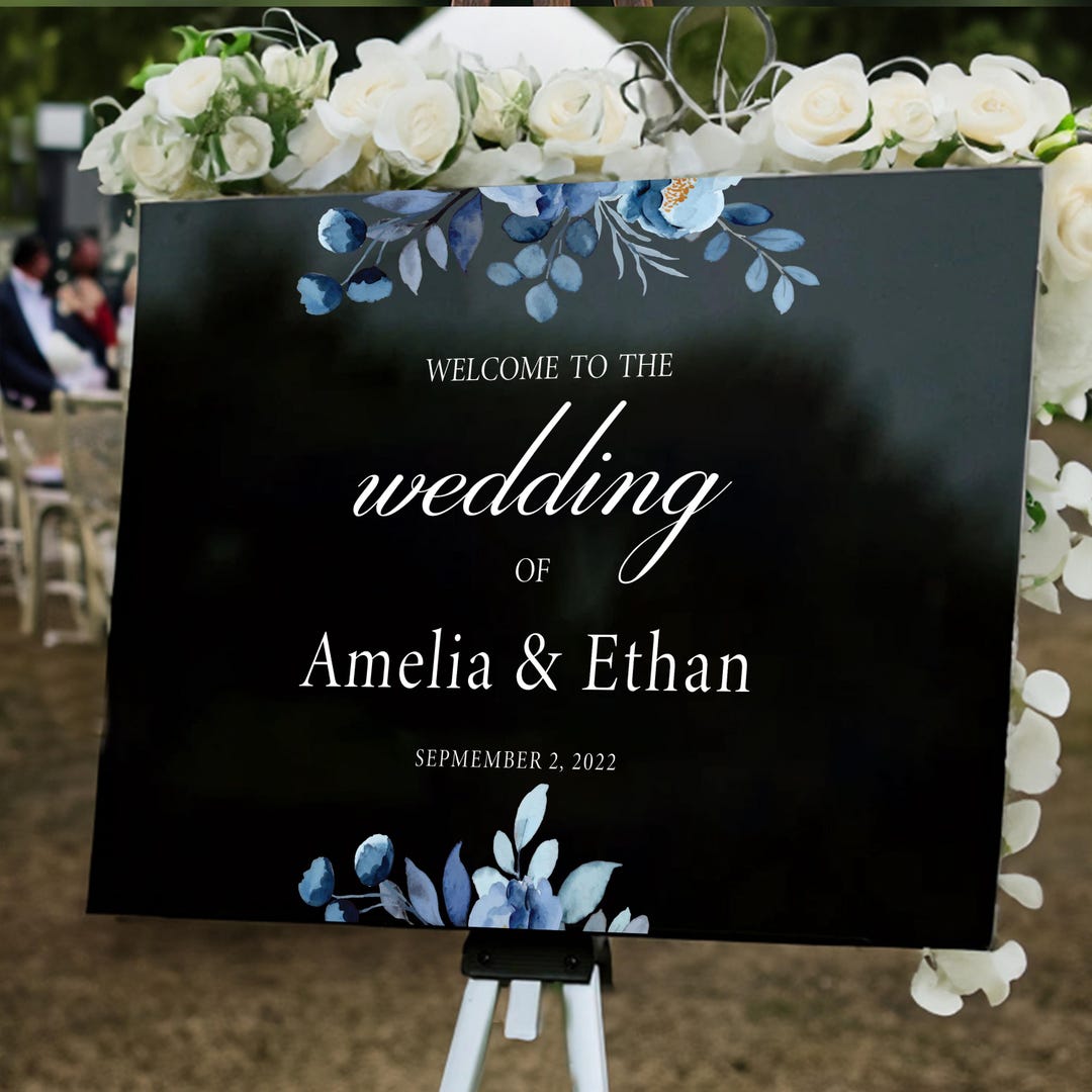 Acrylic Wedding Welcome Sign, Custom Arch Wedding Sign, Custom Wedding ...