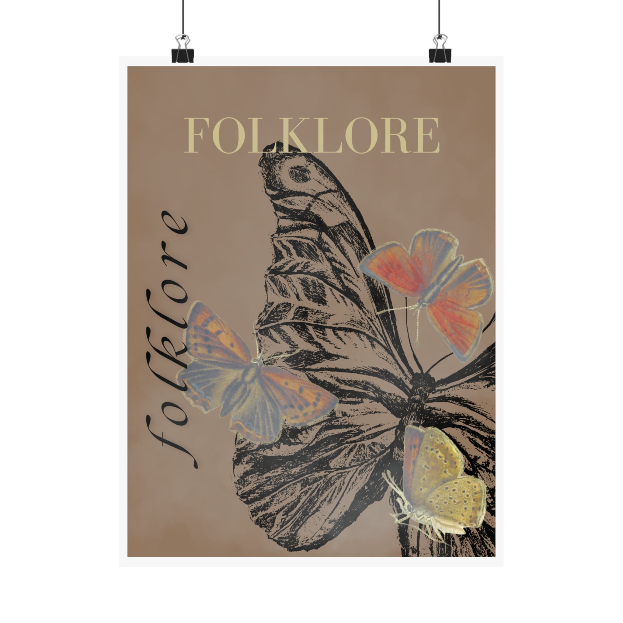 Taylor Swift Folklore Inspired Poster digital Download - Etsy