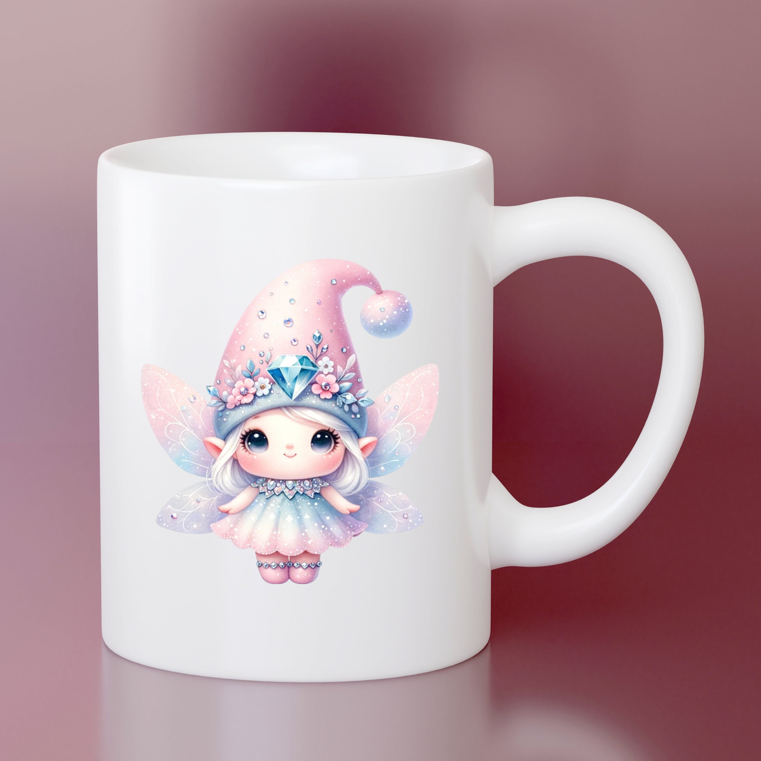 Fairy Gnome Clipart PNG, 12 Watercolor Princess Clip Art, Gift ...