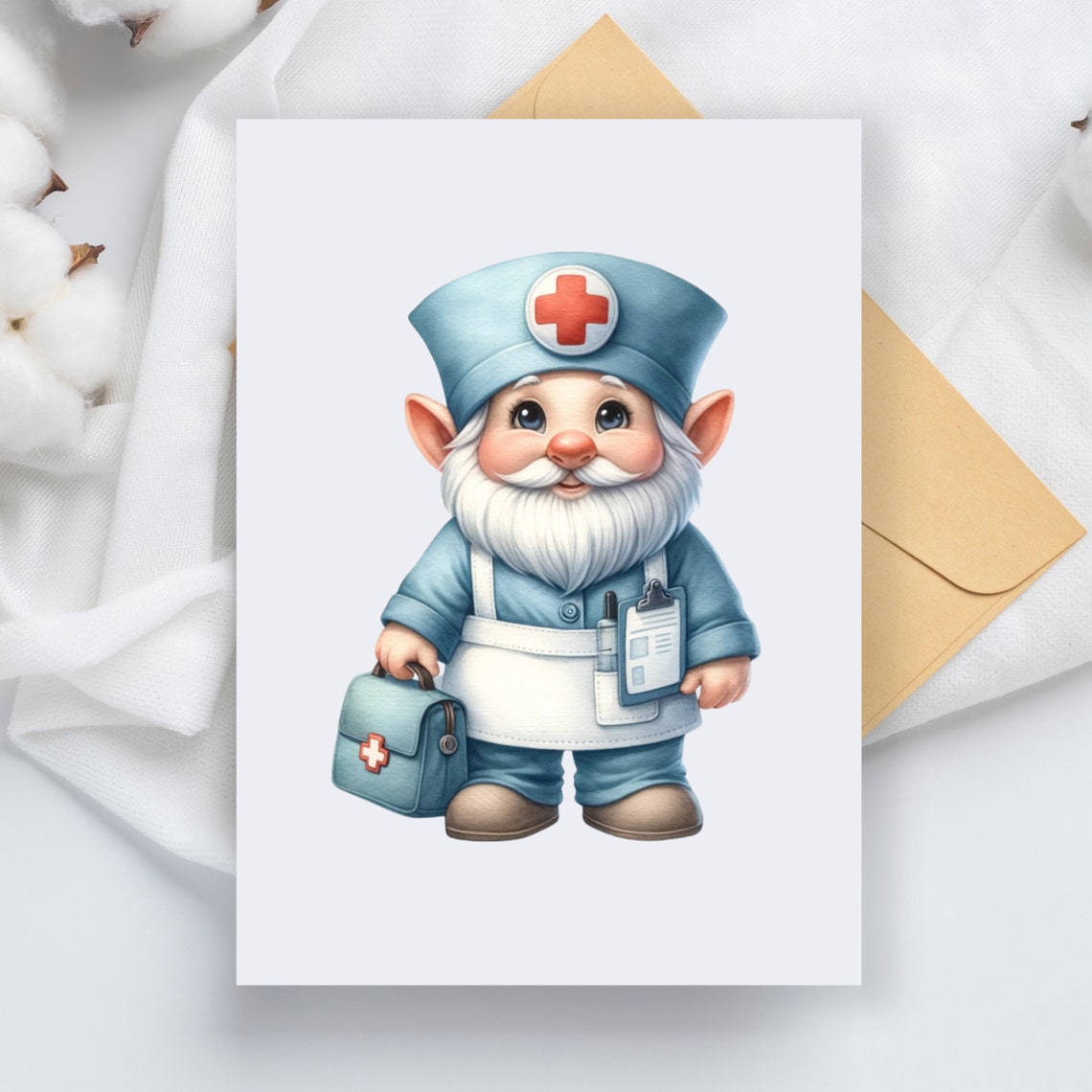 Nurse Doctor Gnomes Clipart, Doctor Gnomes Clipart, Nurse Gnomes ...
