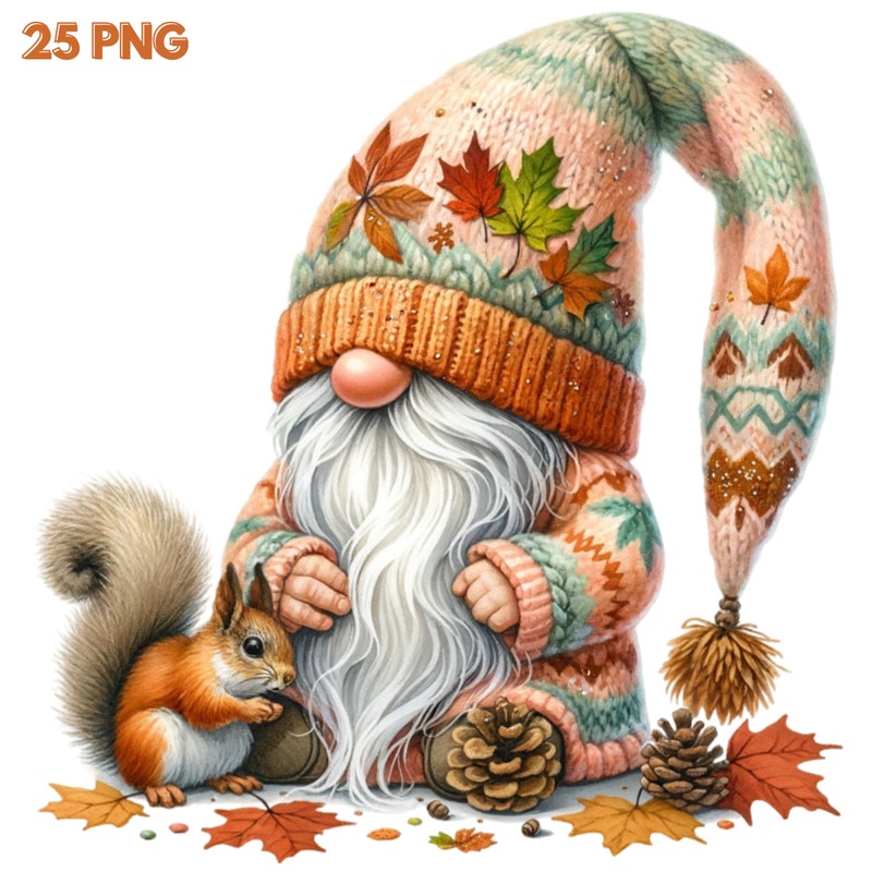 Fall Gnome Png - Etsy