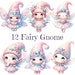 Fairy Gnome Clipart PNG, 12 Watercolor Princess Clip Art, Gift ...