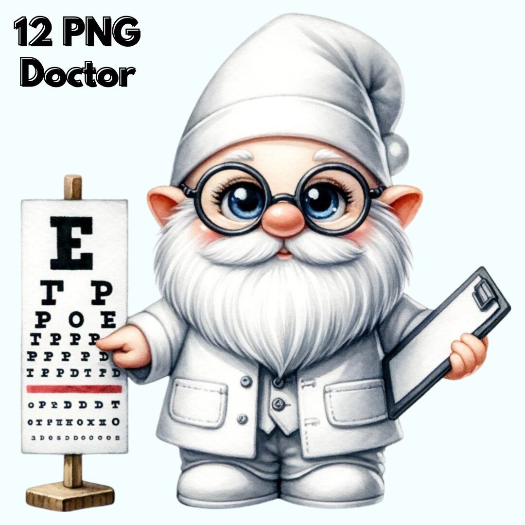 Nurse Doctor Gnomes Clipart, Doctor Gnomes Clipart, Nurse Gnomes ...
