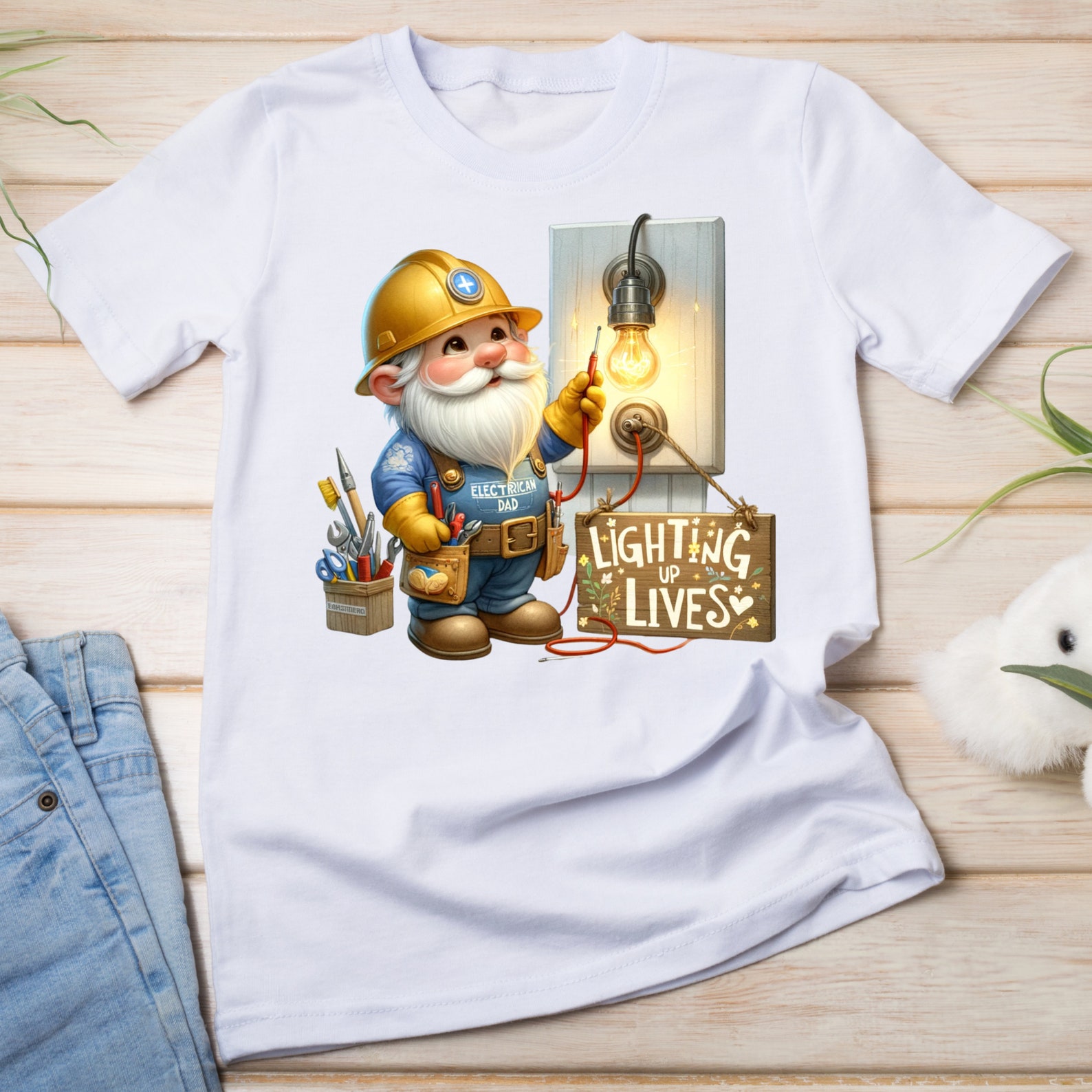 Watercolor Father's Day Gnomes PNG Clipart Bundle, Gnome Dad Son PNG ...