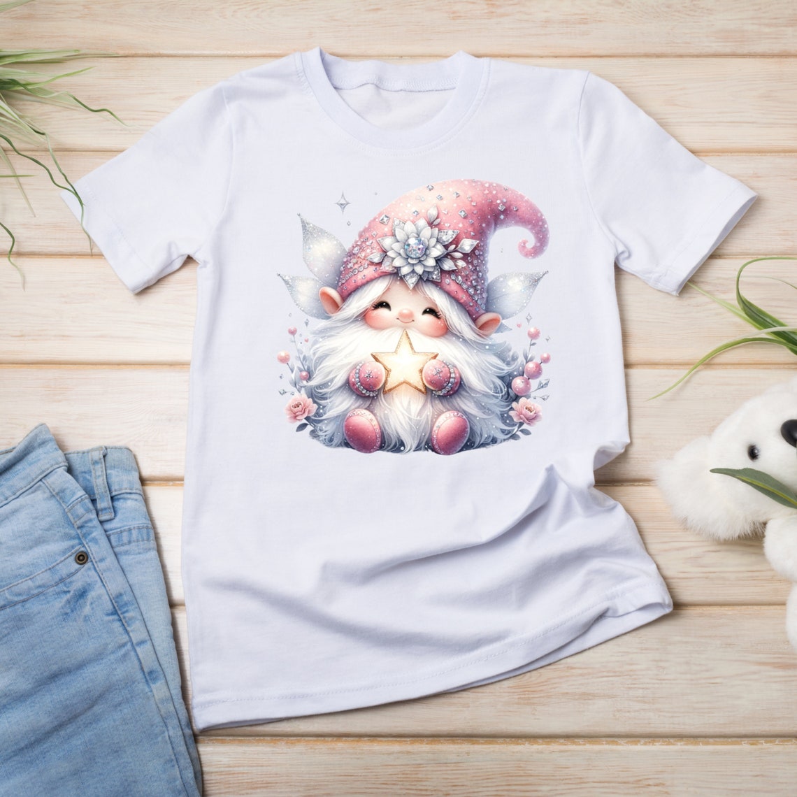 Fairy Gnome Clipart PNG, 15 Watercolor Princess Clip Art, Gift ...