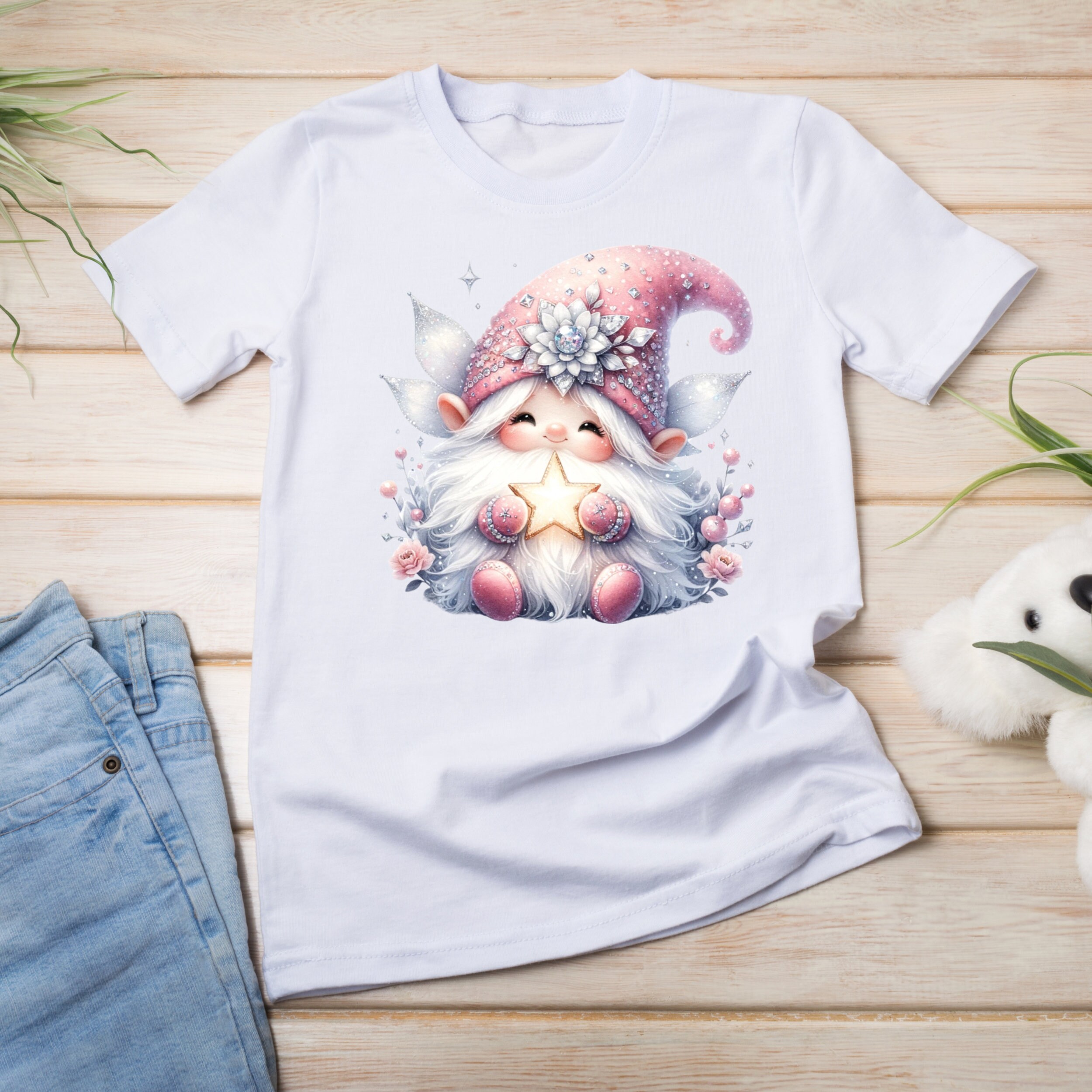 Fairy Gnome Clipart PNG, 15 Watercolor Princess Clip Art, Gift ...