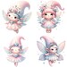 Fairy Gnome Clipart PNG, 12 Watercolor Princess Clip Art, Gift ...
