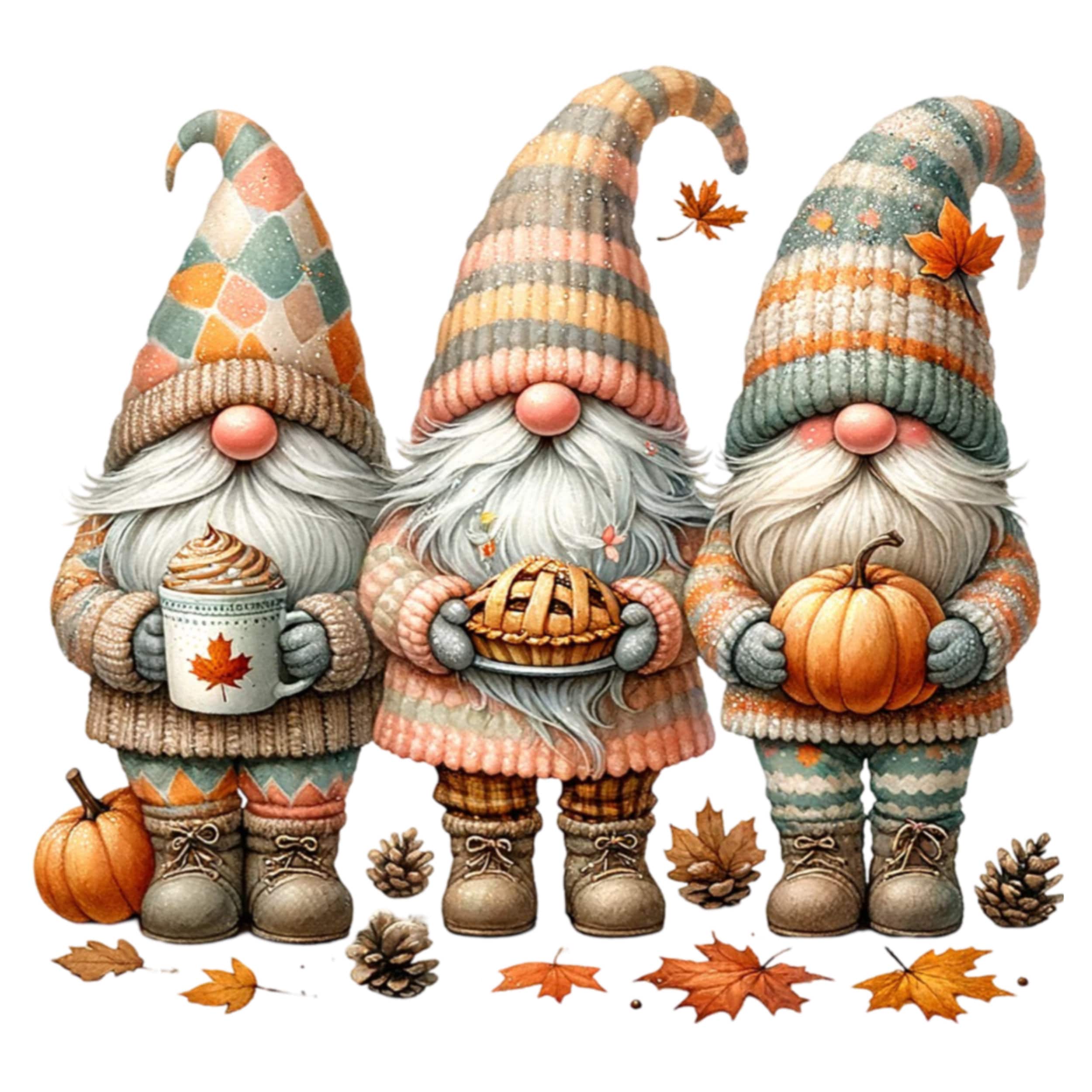 Fall Gnome PNG Sublimation Design, Pumpkin Gnome PNG, Autumn Gnome ...