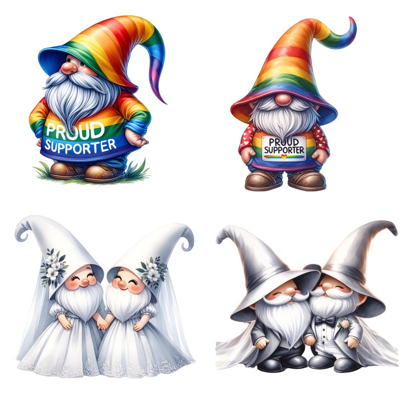 LGBT Gnome PNG Pride Month Gnome PNG, Pride Gnome Clipart, Diversity ...