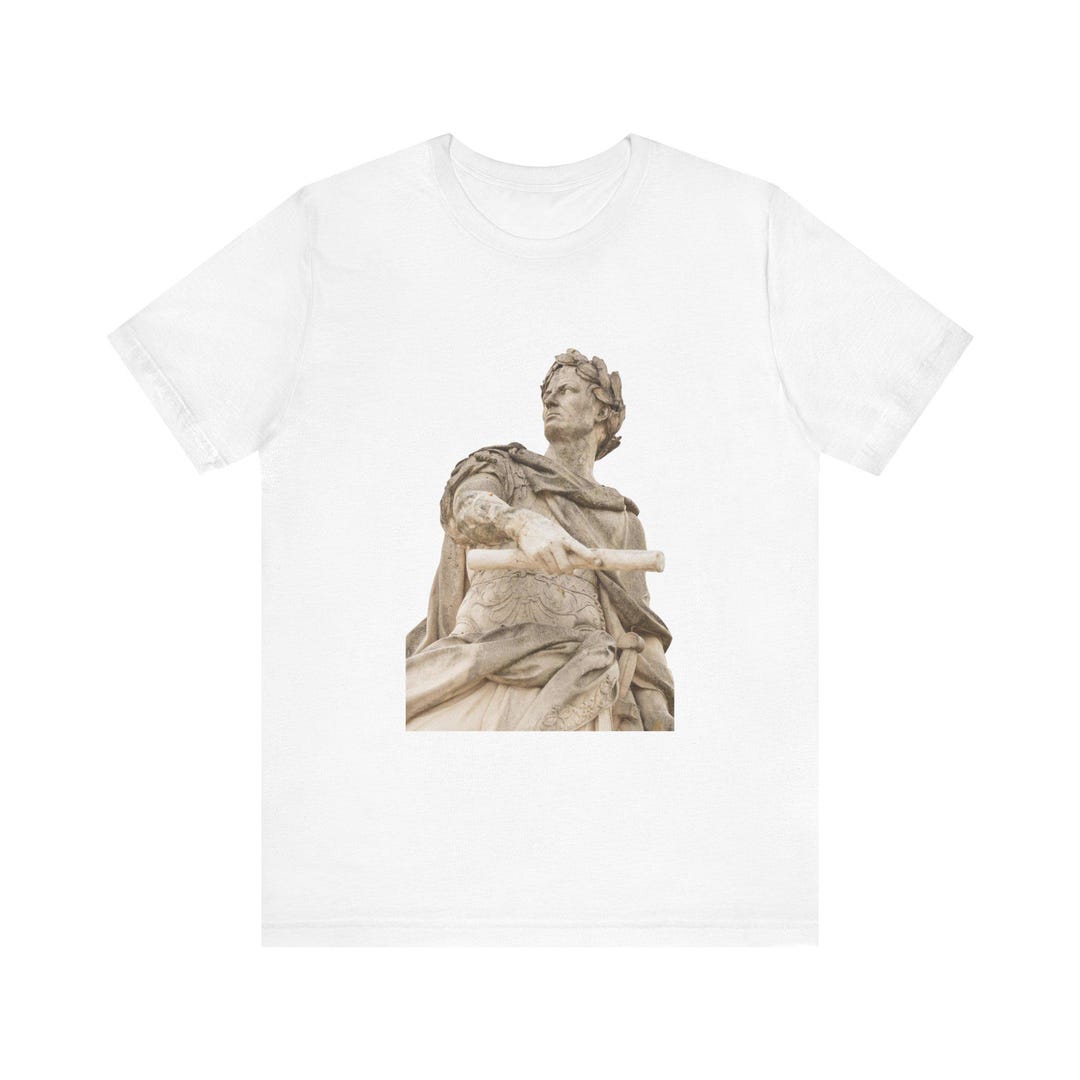 Unisex White T-shirt: Julius Caesar Quote - Etsy