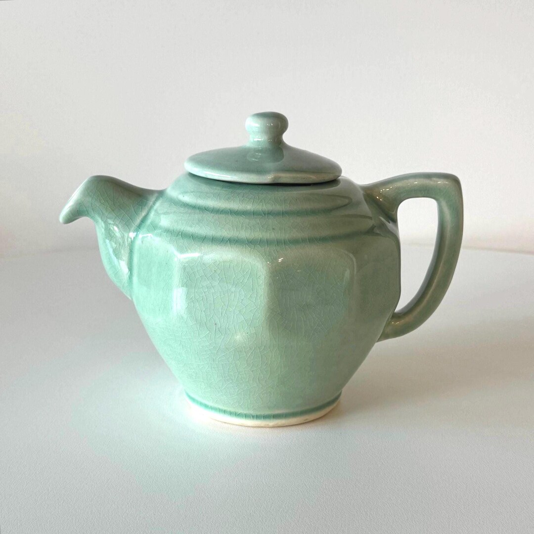Sage Green Teapot | Australian Vintage Collectible Pottery | Vintage ...