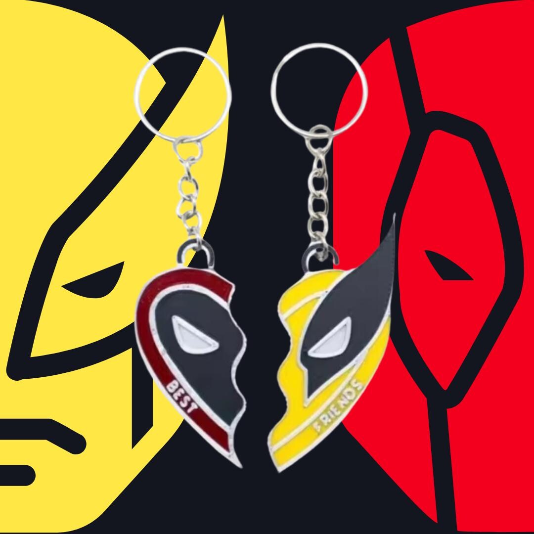 Deadpool and Wolverine Keychain - Etsy