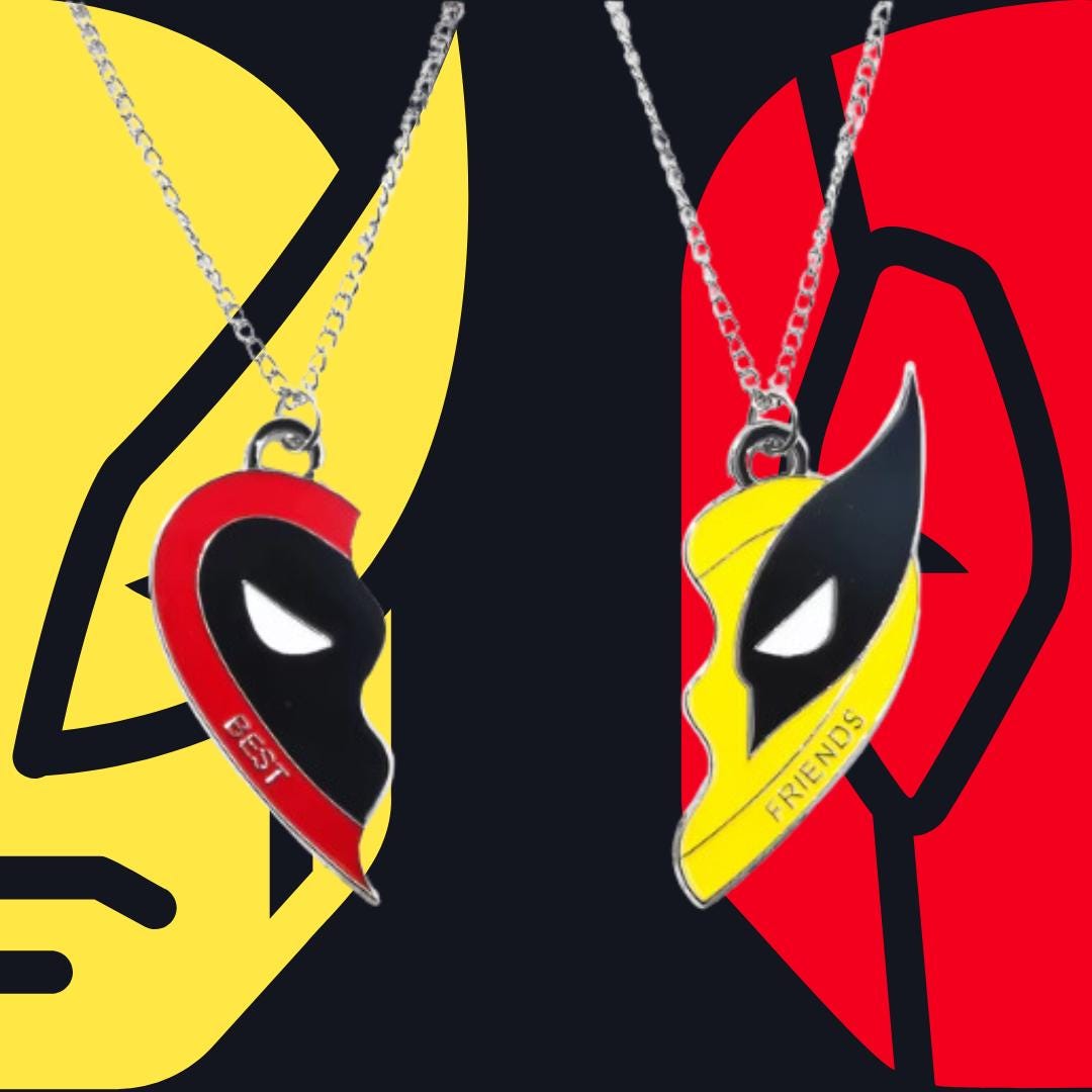 Deadpool & Wolverine Best Friends Necklace - Etsy