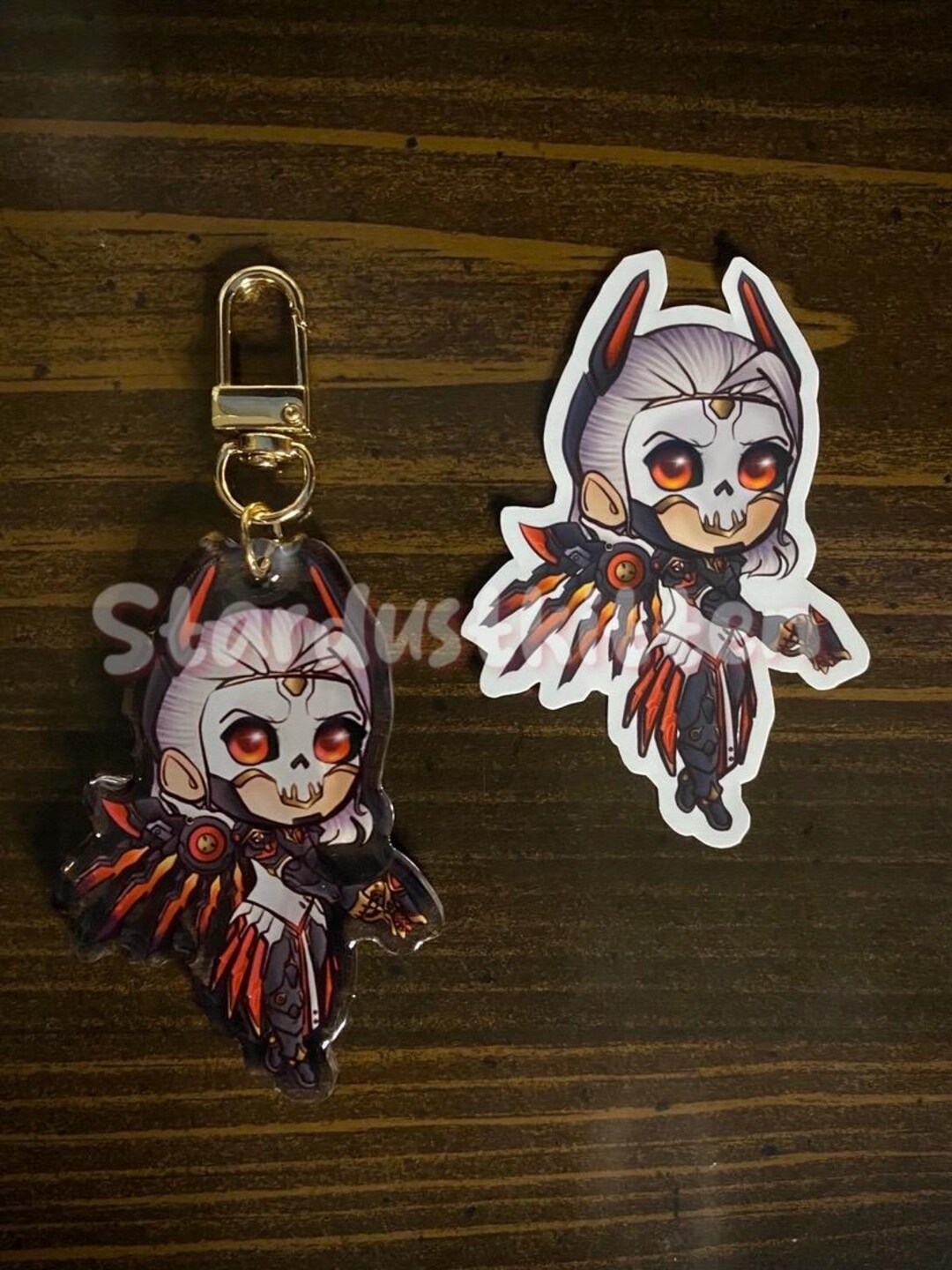 Overwatch - Vengeance Mercy - Epoxy Keychains and Vinyl Stickers - Etsy