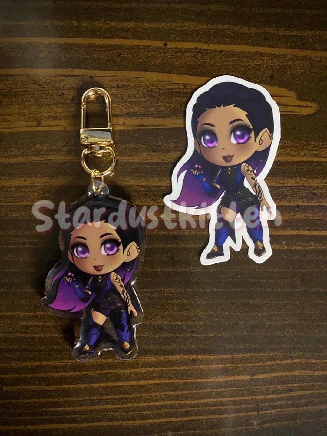 Valorant - Reyna - Epoxy Keychains and Vinyl Stickers - Etsy