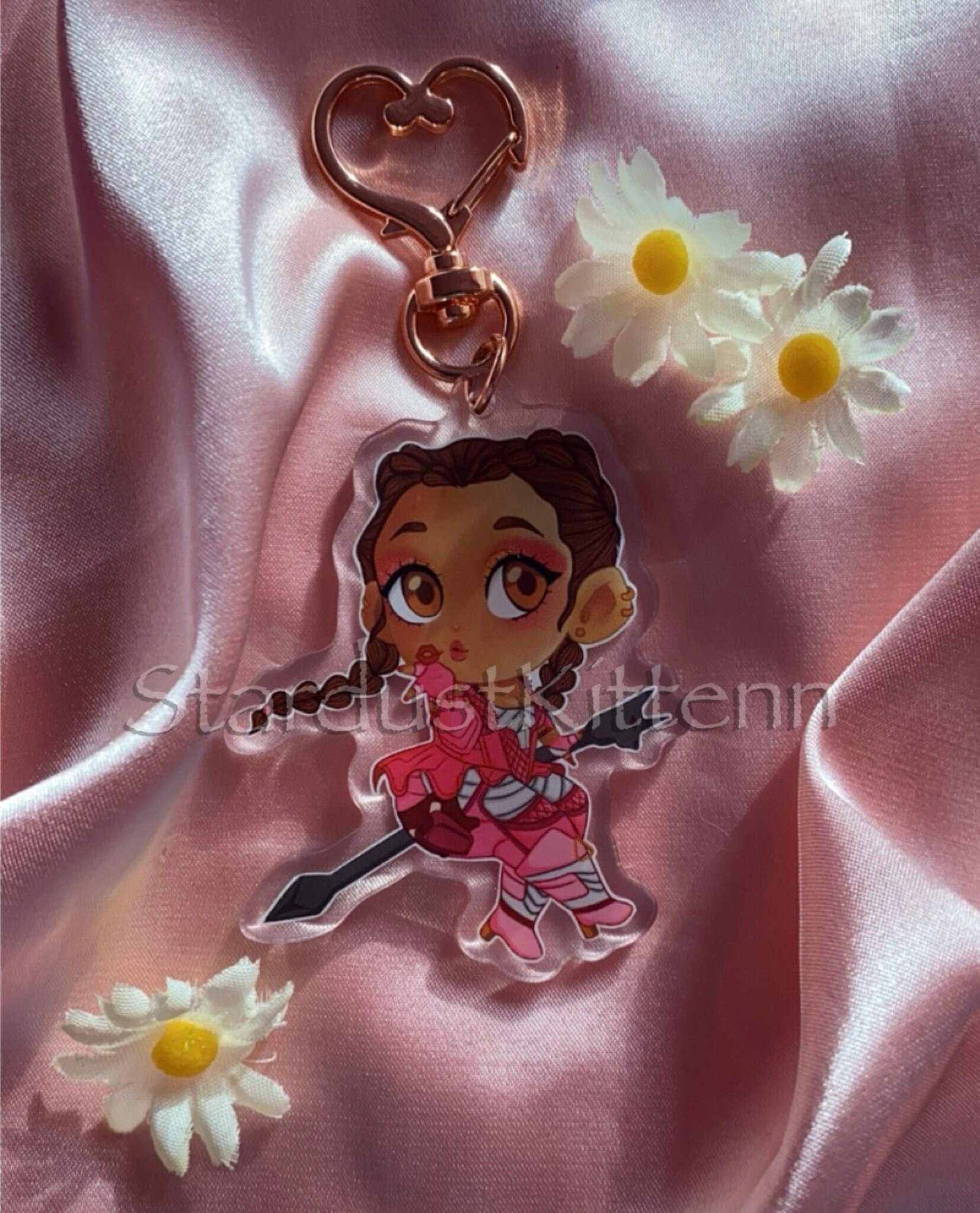 Apex Legends Rose Gold Loba Acrylic Keychain - Etsy