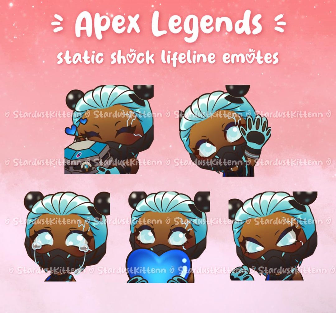 Apex Legends - Static Shock Lifeline - Emotes - Etsy UK