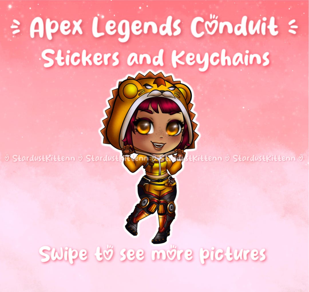 Apex Legends - Lionhearted Conduit - Epoxy Keychains and Vinyl Stickers ...
