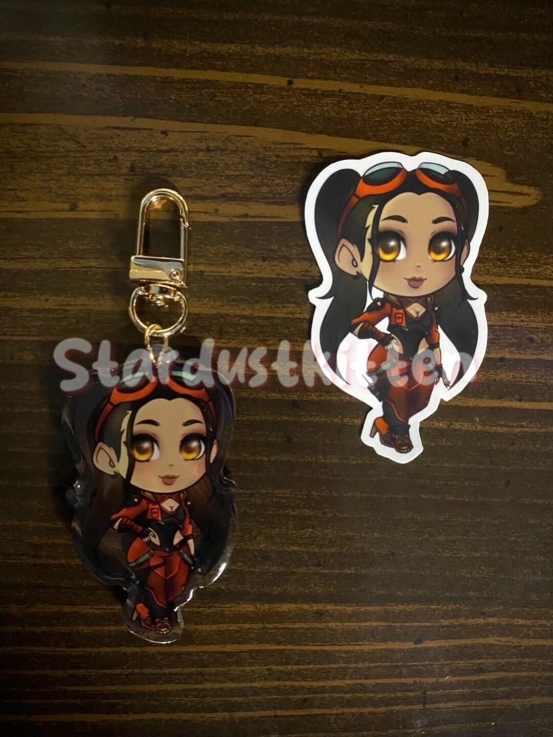 Apex Legends - Cherry Bomb Loba - Epoxy Keychains and Vinyl Stickers - Etsy