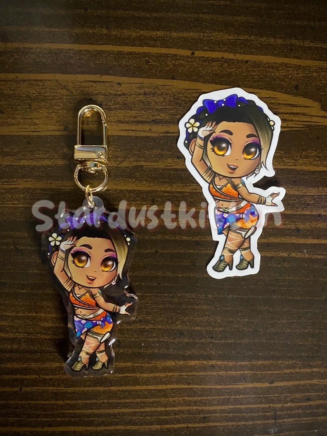 Apex Legends - Trouble in Paradise Loba - Epoxy Keychains and Vinyl ...