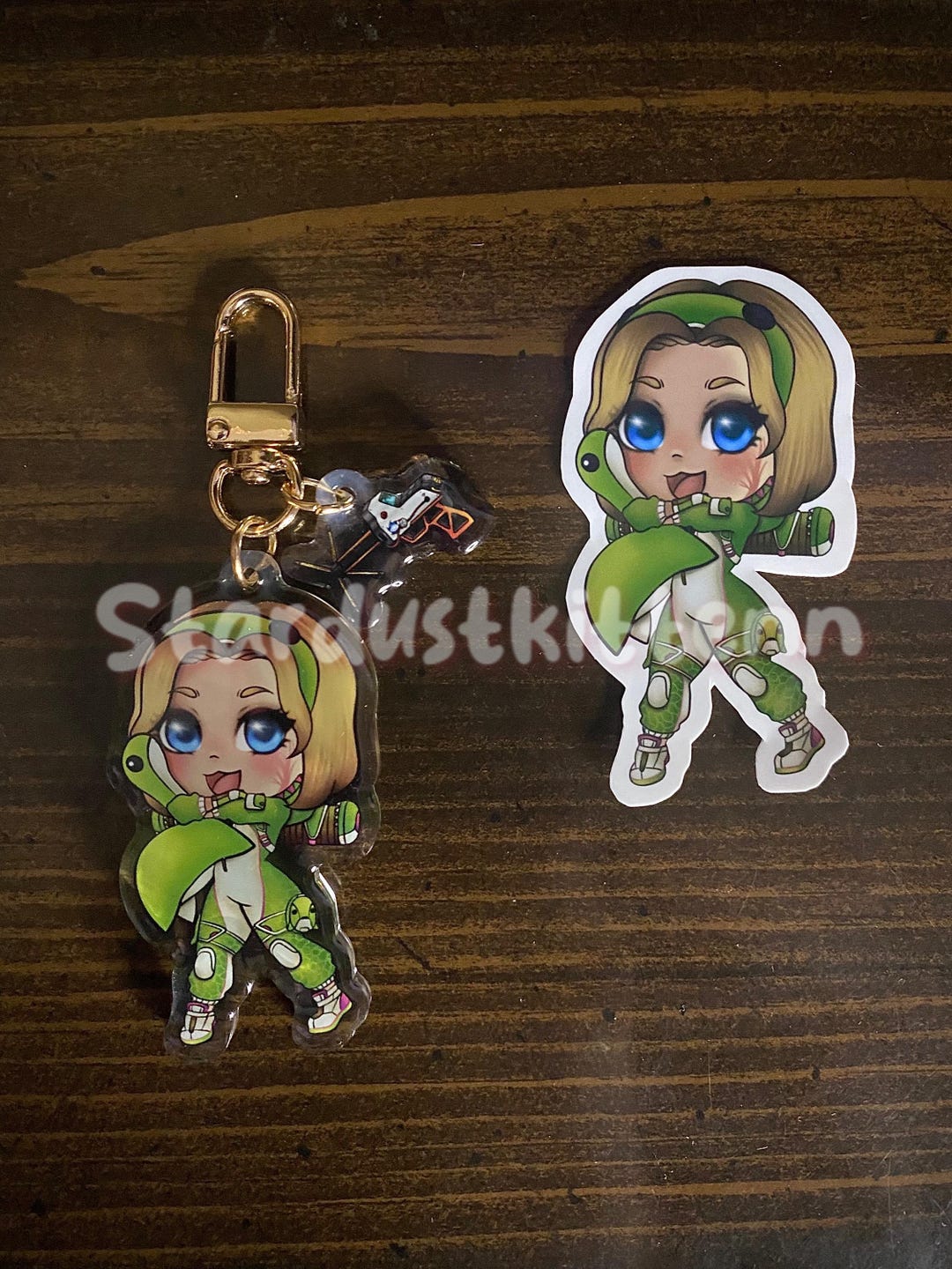 Apex Legends Nighttime Nessie Wattson Wattson Heirloom Epoxy Keychains and Vinyl Stickers - Etsy