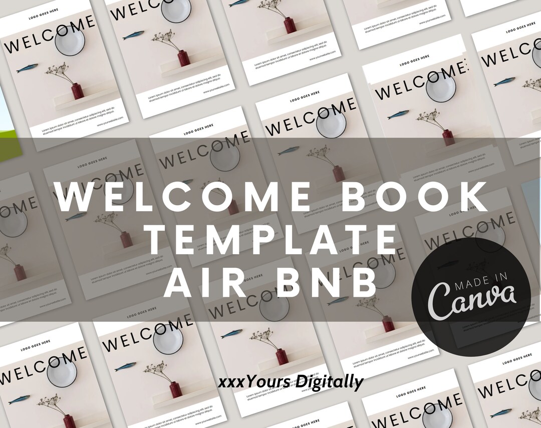 Welcome Book Template to Inform Your Guests About All Ins and Outs of ...