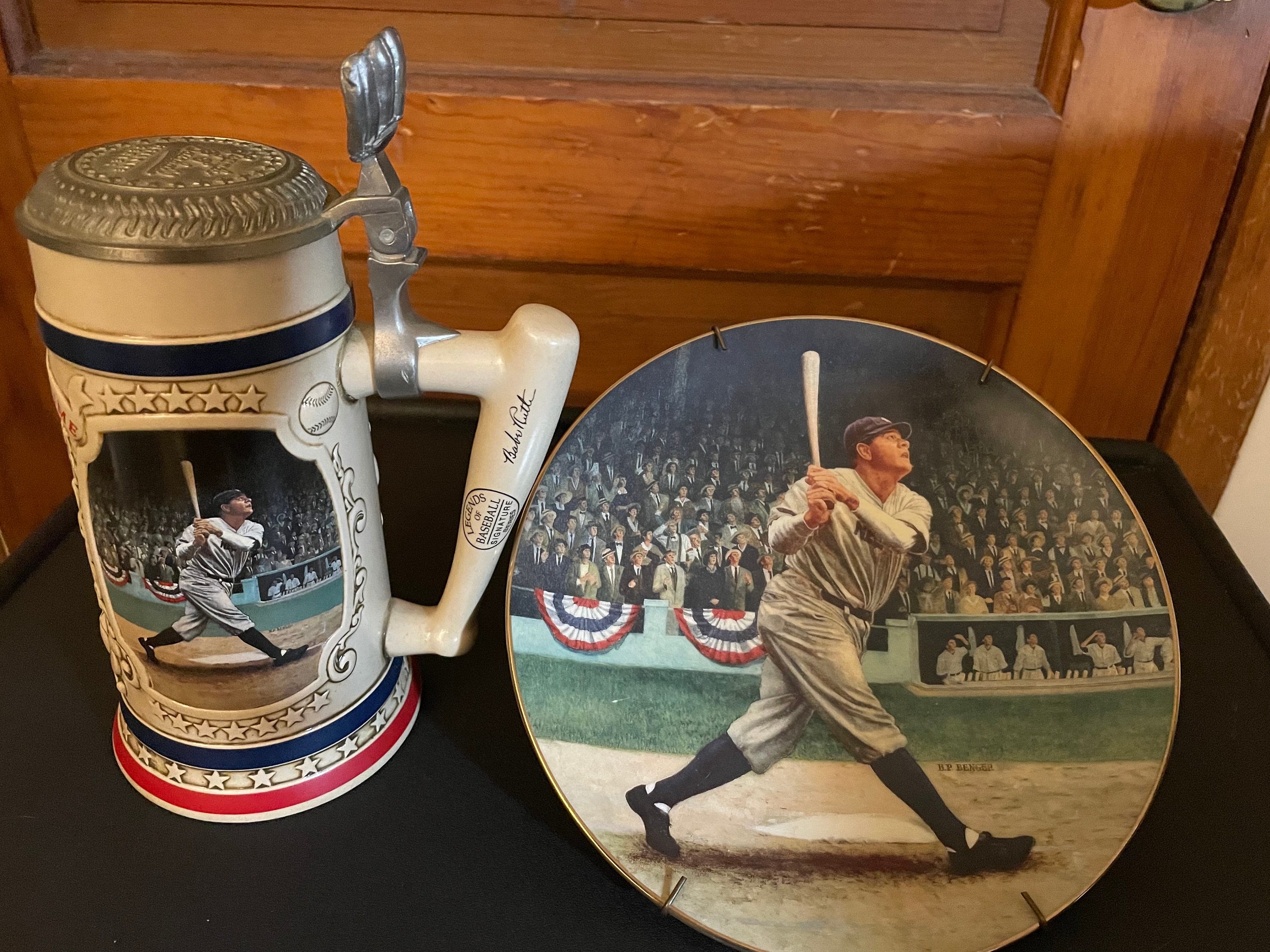 Babe Ruth the Called Shot Bradford Museum Delphi Porcelain 22K Trim ...