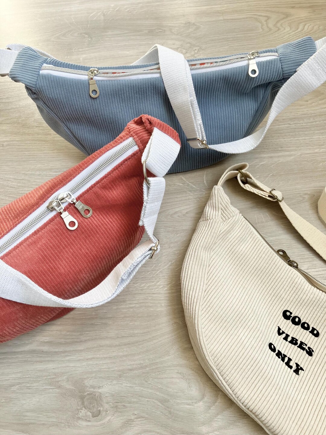 Corduroy Croissant Bag (customization of Your Choice) - Etsy