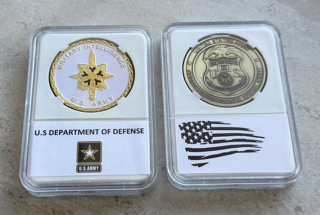 2pcs US Army MI Branch Military and Counterintelligence Special Agent ...