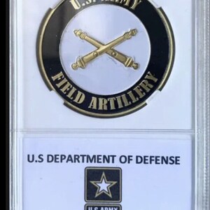 U S ARMY Field Artillery Challenge Coin Military KING of Battle Come ...