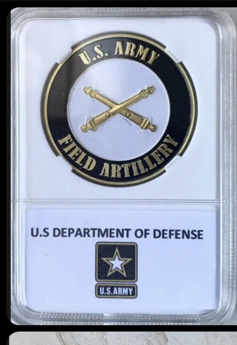 U S ARMY Field Artillery Challenge Coin Military KING of Battle Come ...