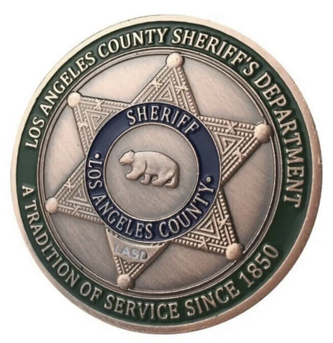 Los Angeles LA County Sheriff LASD Police Challenge Coin - Etsy
