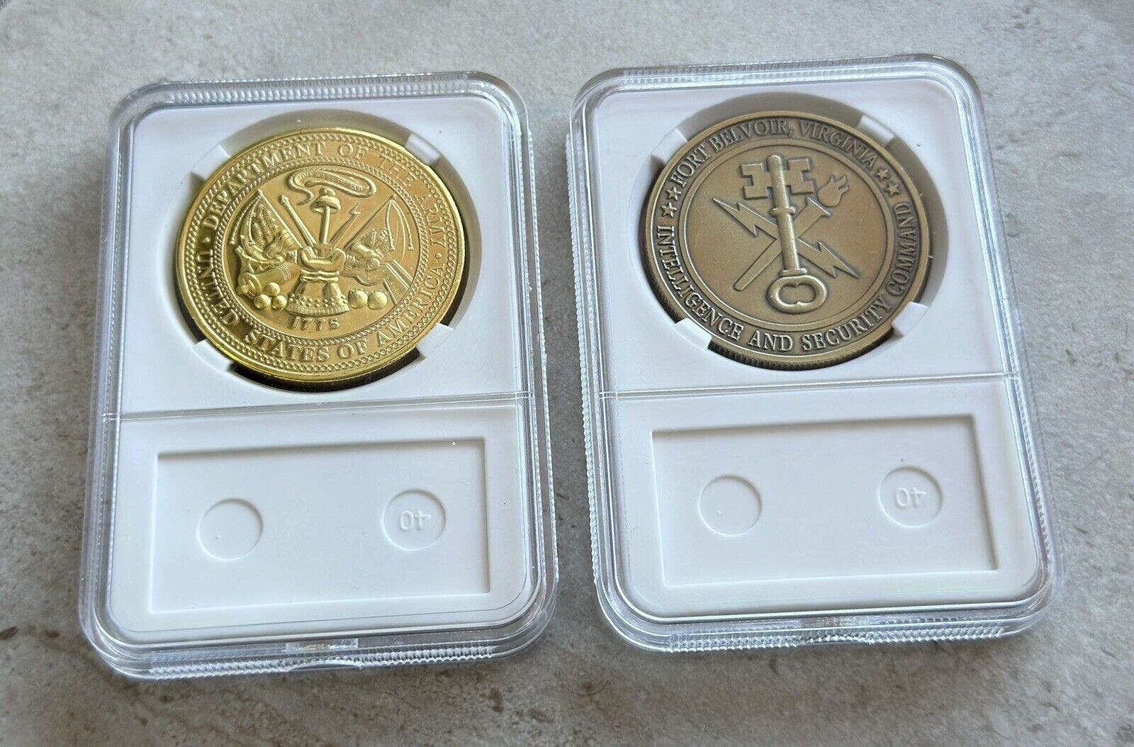 2pcs US Army MI Branch Military and Counterintelligence Special Agent ...