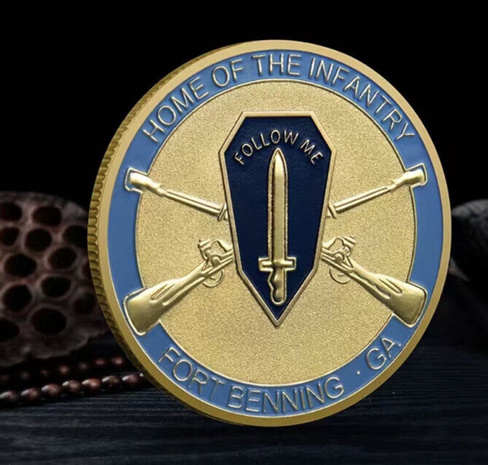 Challenge Coin Us Army 29th Infantry Regiment Ft Benning Follow Me With ...