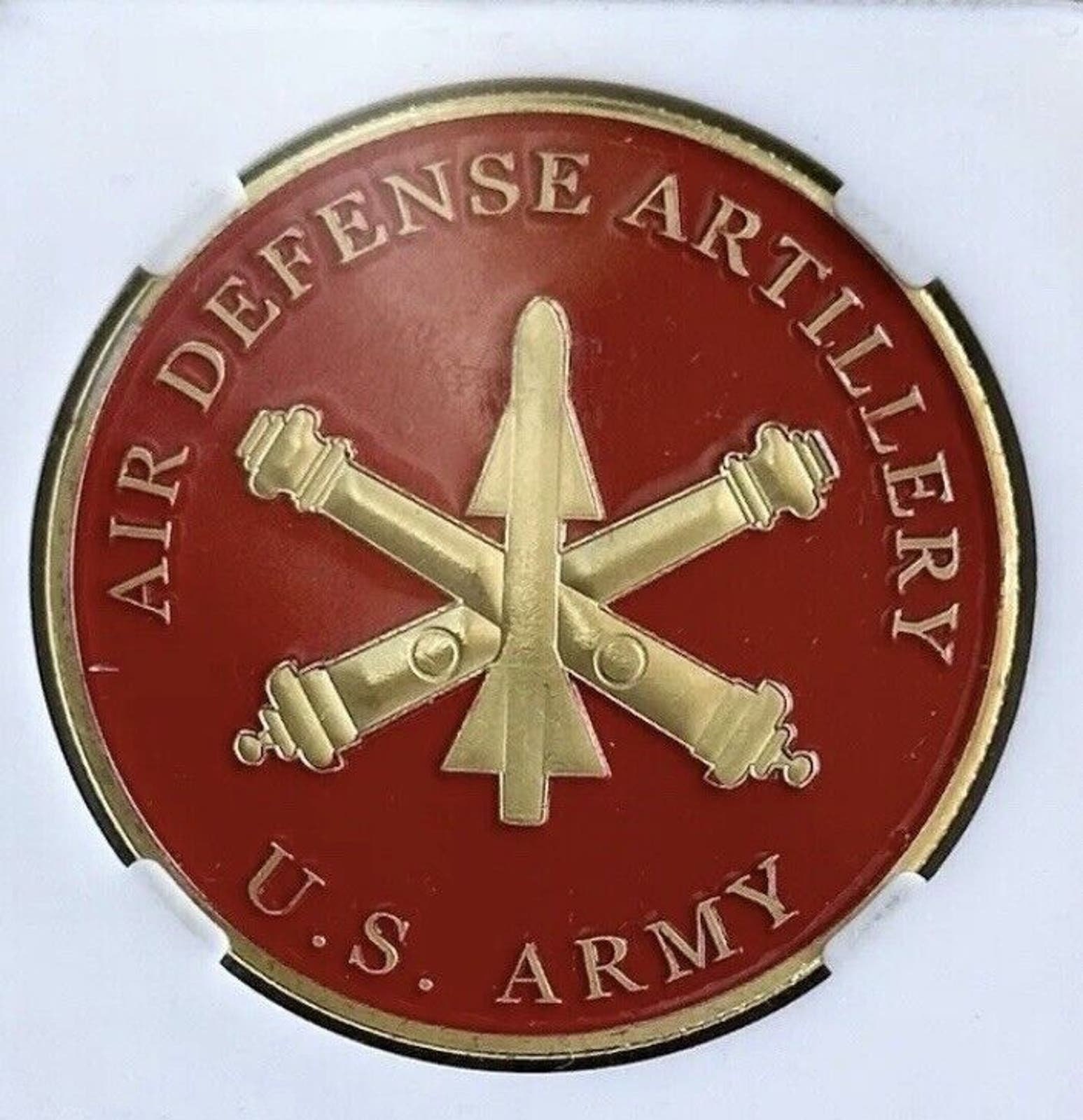 Air Defense Artillery U.S. Army Challenge Coin With Velvet Presentation ...