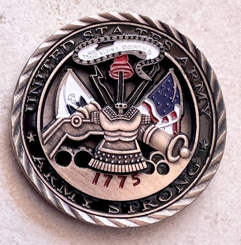 US Army / Core Values Collectible Army Challenge Coin US Army Strong ...