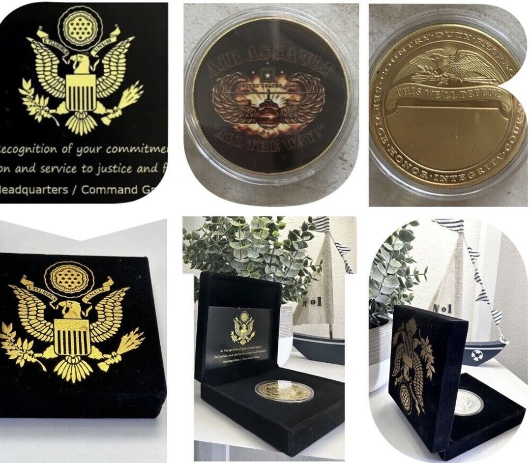 Army Air Assault Us Army Challenge Coin Usa Army - Etsy