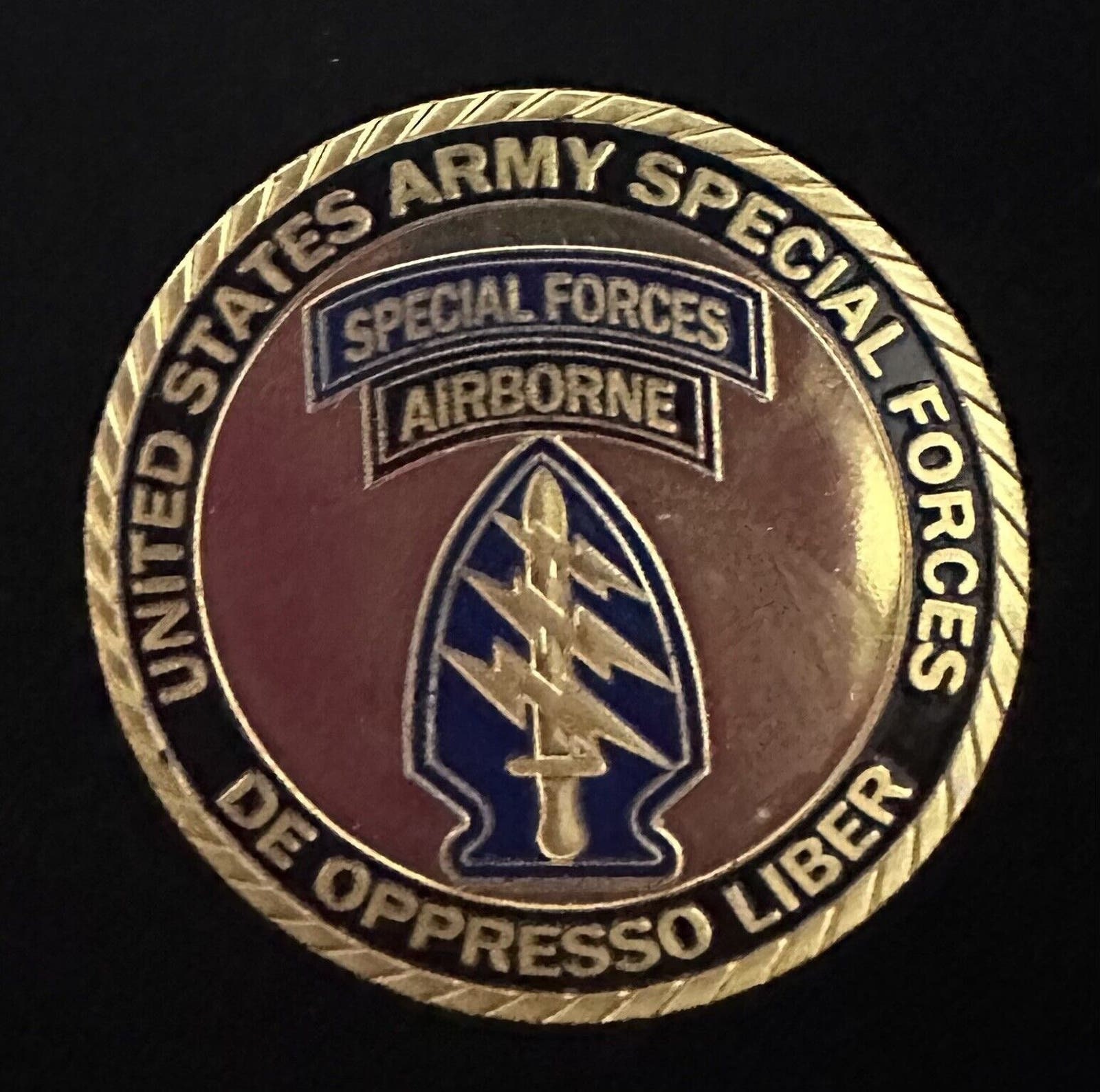 U.S. Army Special Forces De Oppresso Liber Challenge Coin Usa - Etsy