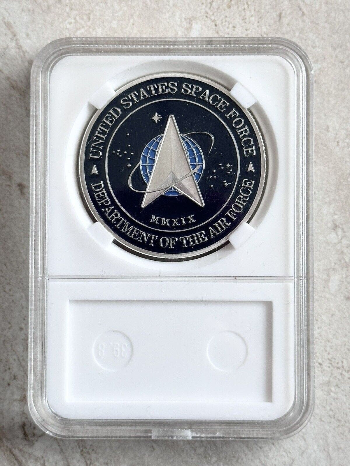 AIR FORCE SPACE Command Challenge Coin With Case - Etsy