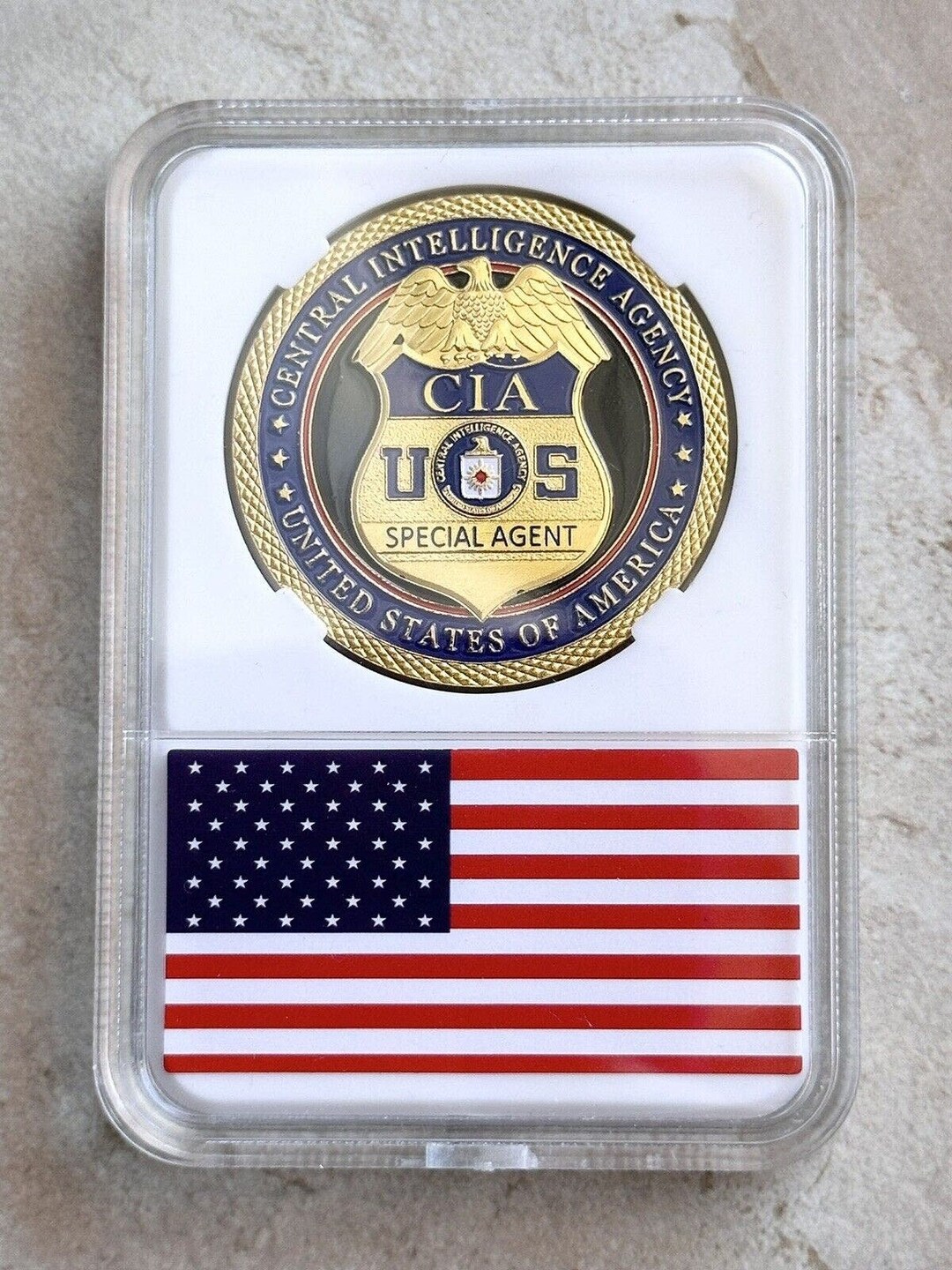 Special Agent Central Intelligence Agency CIA Shield Challenge Coin - Etsy