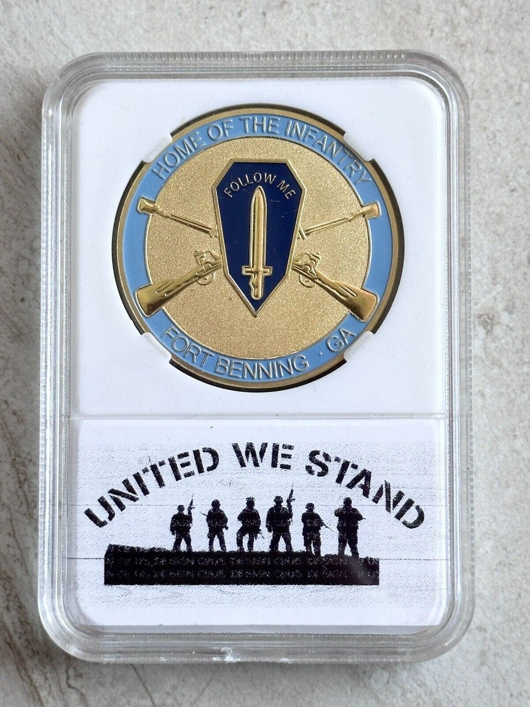 Challenge Coin Us Army 29th Infantry Regiment Ft Benning Follow Me With ...